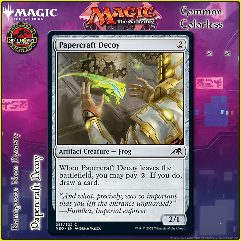 Papercraft Decoy x x Kamigawa: Neon Dynasty Colorless Common NEO MTG ...