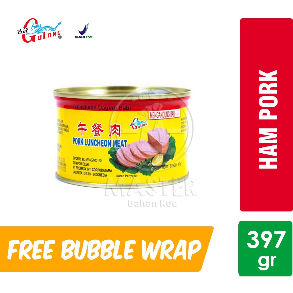 Gulong Pork Luncheon Meat / Canned Pork [397 gr] | Shopee Philippines