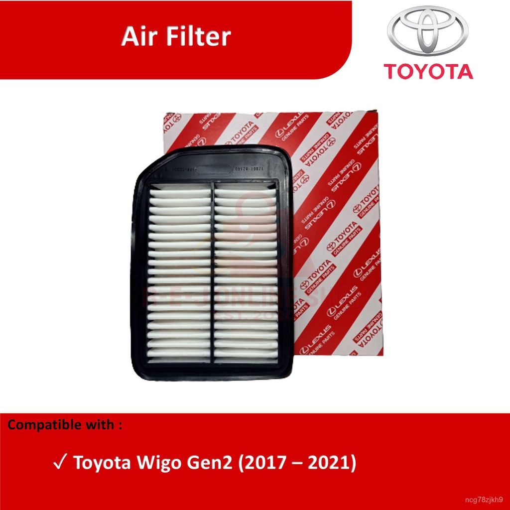Air Filter for Toyota Wigo Gen2 (2017 - 2021), Car Filter, Engine Air ...