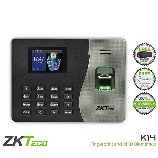 ZKTeco K14 Internet SSR Fingerprint Time Clock | Shopee Philippines ZKTeco K14 Internet SSR Fingerprint Time Clock | Shopee Philippines