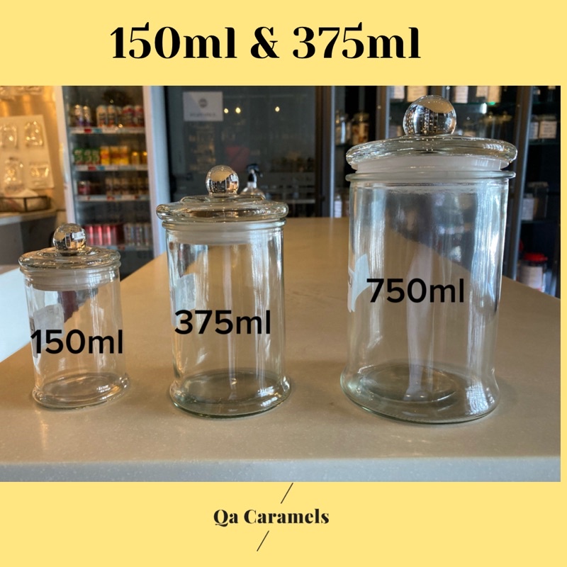 150ml/375ml AIRTIGHT BALANG GLASS Bottle KUIH AIRTIGHT JAR GLASS BALANG ...