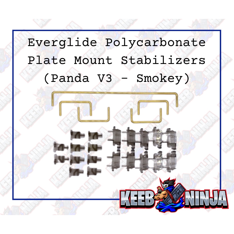 Everglide Polycarbonate Plate Mount Stabilizers (Panda V3 - Preclipped ...