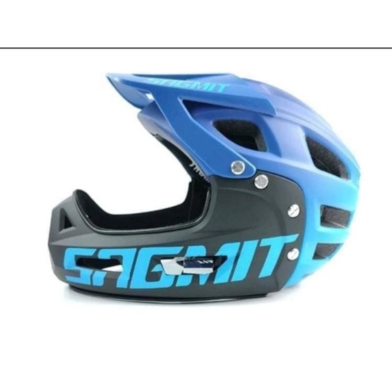 Original Sagmit Full face MTB helmet ( removable lower chin guard ...