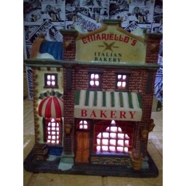 Lemax Italian Bakery and Hardware store Collection (2002 Collection ...