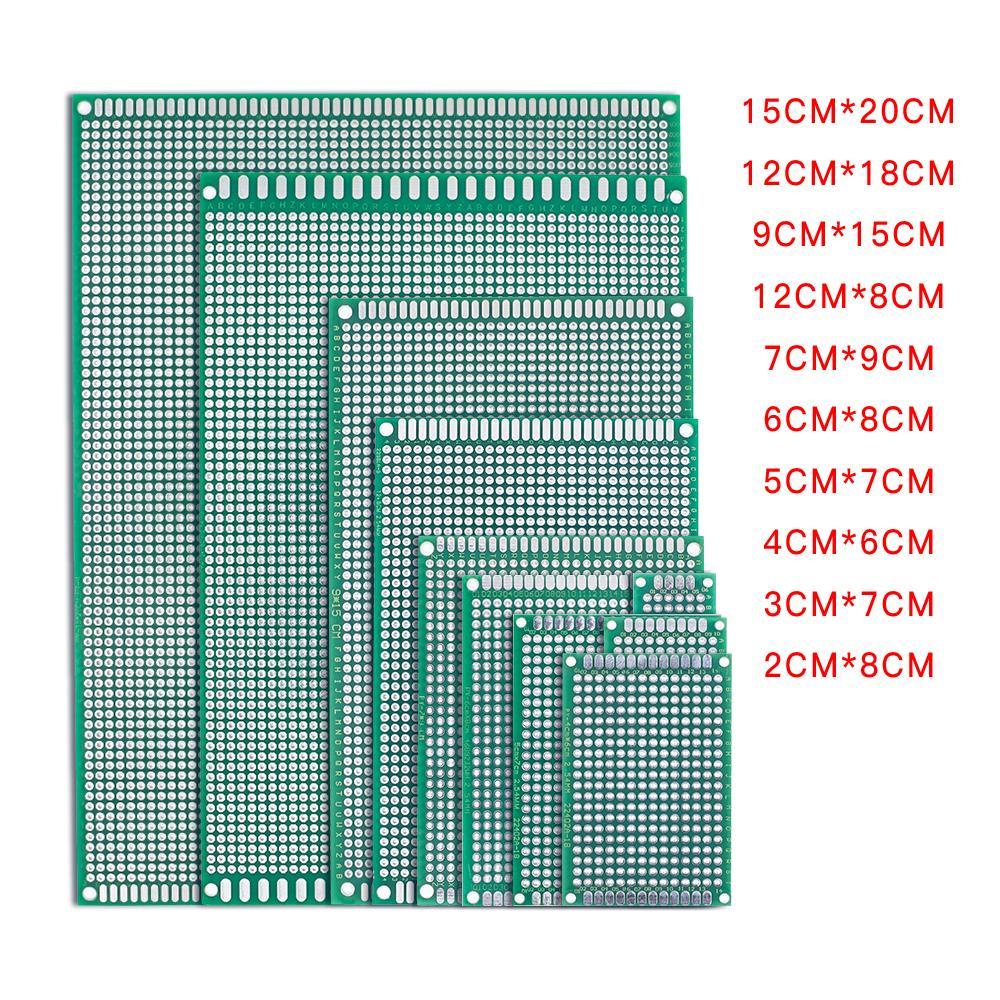 5pcs/lot 5x7 4x6 3x7 2x8 6x8 7x9 Double Side Copper Prototype PCB ...