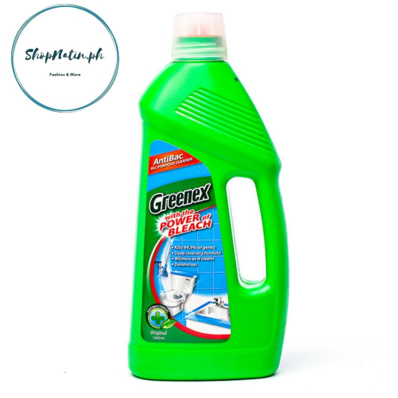 Greenex AntiBac All Purpose Cleaner with Bleach Original Lemon Scent ...