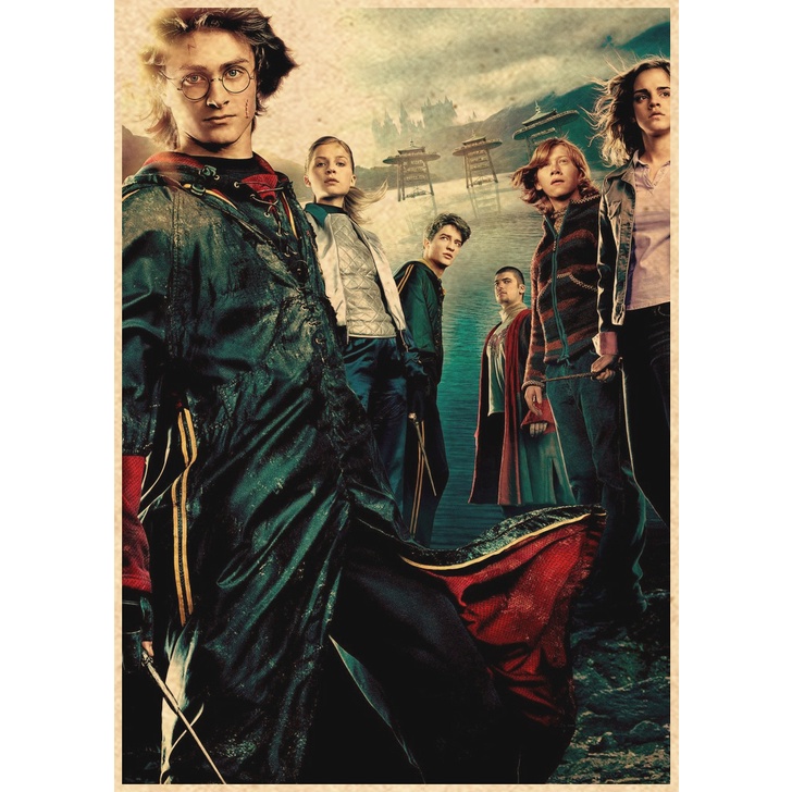 The Fourth Harry Potter and the Goblet of Fire Home Decorated Retro ...