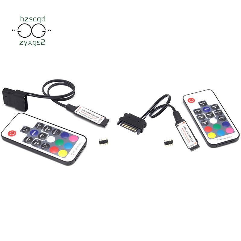 RF17 Keys Remote DC 12V Wireless Large 4 Pin RGB Controller for PC ...