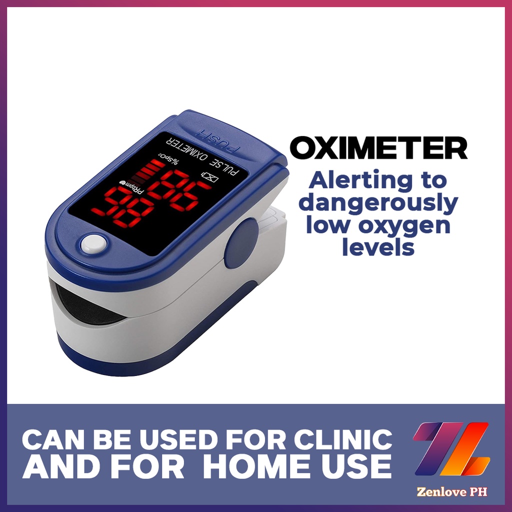 Fingertip Pulse Oximeter / Monitor Oxygen Saturation Monitor Pulse Rate ...