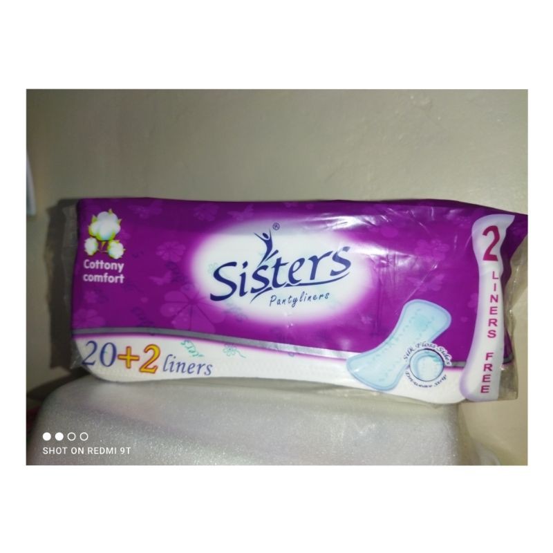 Sisters Panty Liners Cottony Comfort 20 2 Free Shopee Philippines