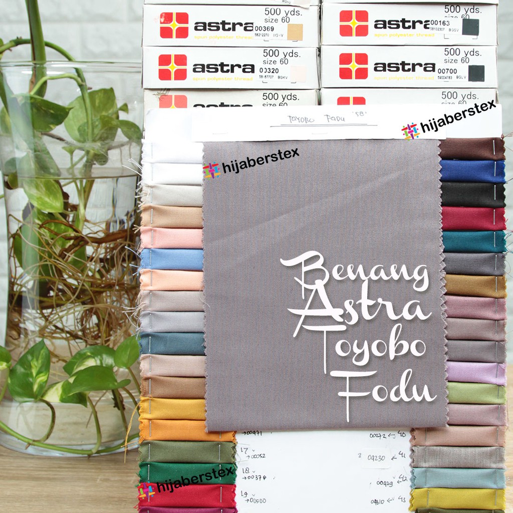 Original TOYOBO Color ASTRA Sewing Thread | Shopee Philippines