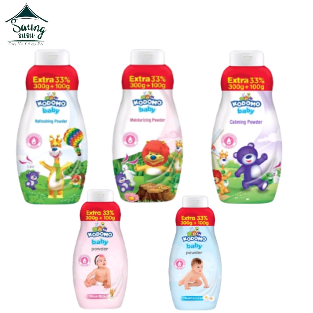 Kodomo Baby Powder Baby Powder 50gr/200+50 gr/300+100 gr/Saung Milk ...