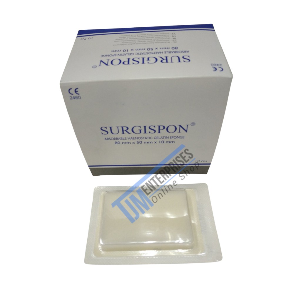 Surgispon Absorbable Gelatin Sponge Haemostatic | Shopee Philippines