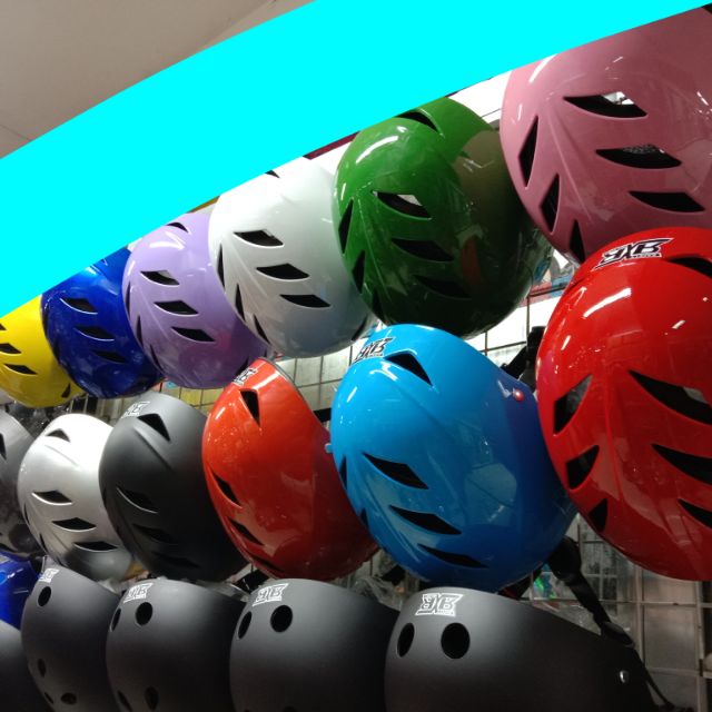 Helmet Nut Shell helmet For Bike Colored | Shopee Philippines
