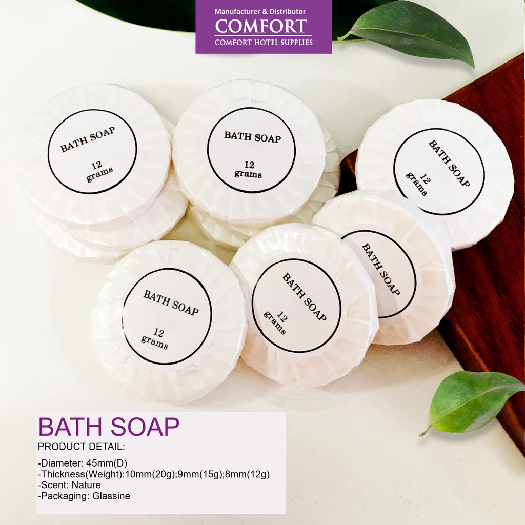 Comfort Hotel Supplies Bath Soap In Glassine Packaging 20pcs for Resort ...