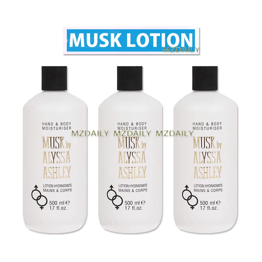 ( Set of 3 ) MUSK by ALYSSA ASHLEY LOTION 500ML | Shopee Philippines