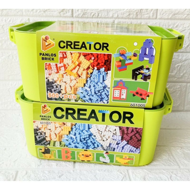 BUILDING BLOCK TOYS BUILDING KIT PANLOS BRICK CREATOR DESIGNER 500PCS ...