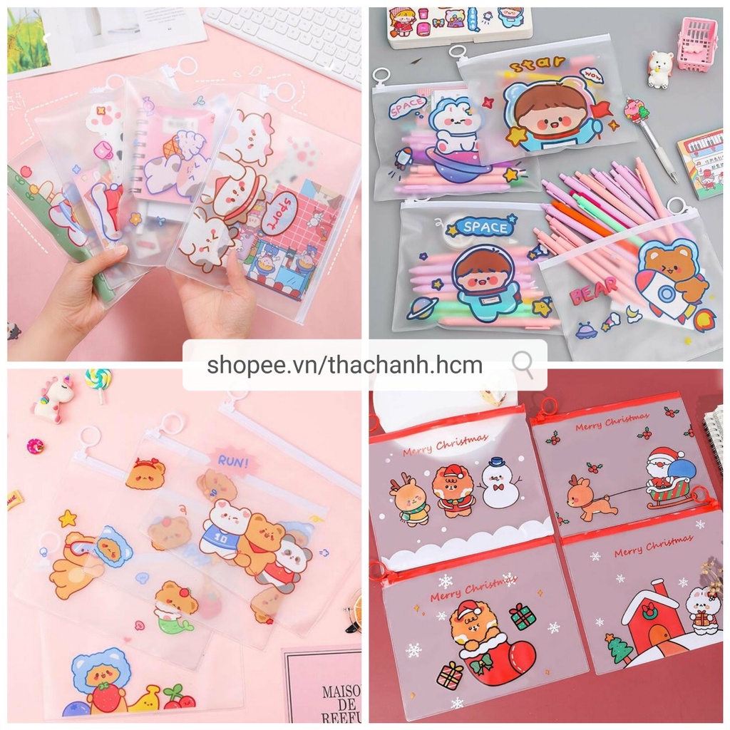 Cute cartoon zip bag (select models) | Shopee Philippines