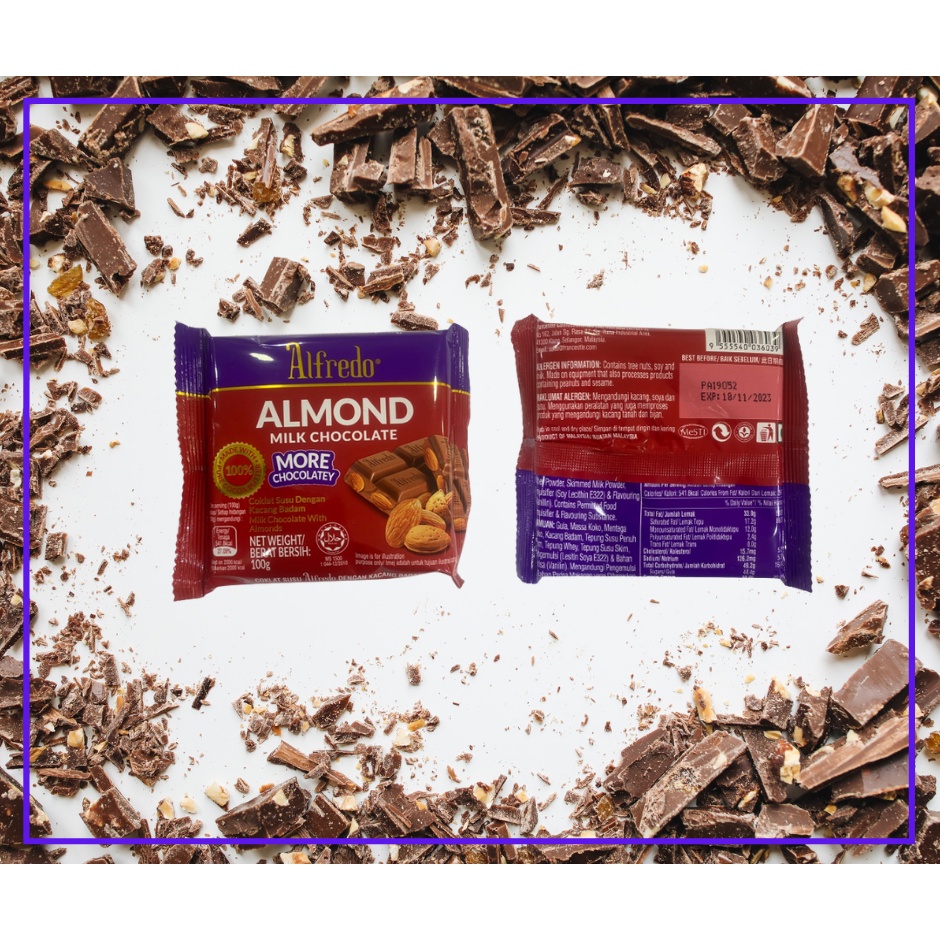 Alfredo Bar Chocolate 100g | Shopee Philippines