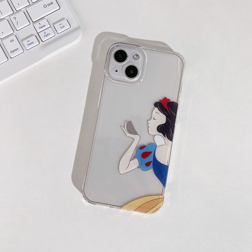 snow White phone case for iphone 11/12pro/13/xs max soft cartoon cover ...