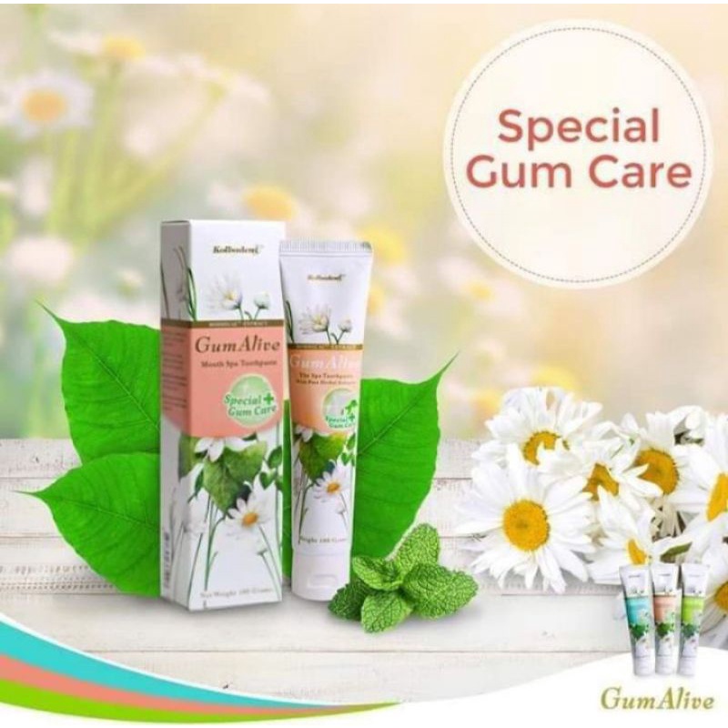 GUM ALIVE MOUTH SPA TOOTHPASTE ( SPECIAL GUM CARE 100g)WITH FREE TRAVEL ...