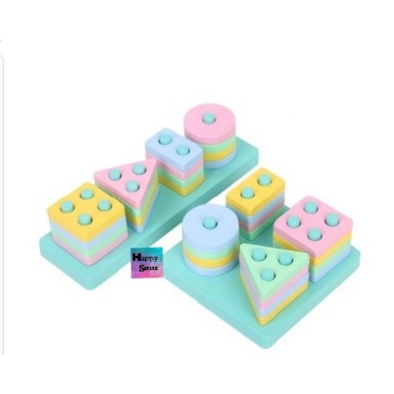 Wooden Shape Sorter (light) | Shopee Philippines