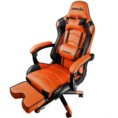 RAIDMAX Drakon 709 Gaming Chair (w/ Adjustable and Removable Foot Rest ...