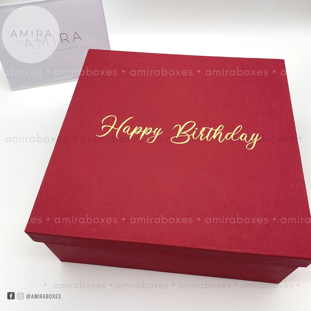 personalized gift box with name or custom text for all occasions - DARK ...