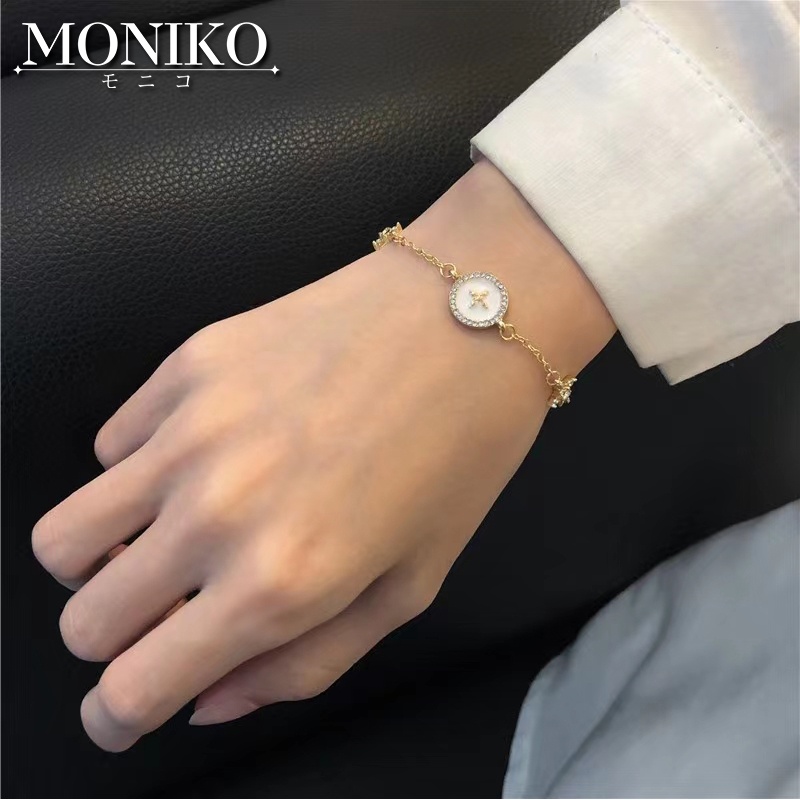 MONIKO 18k Gold Plated Star Wafer Pendant ins Style Simple Design ...