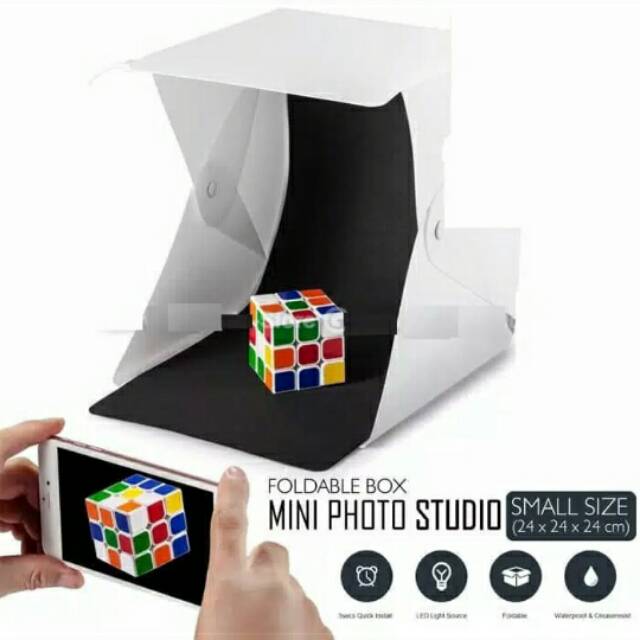 Mini Studio Kit/Box Folding Portable Photo Holder Box with LED For ...