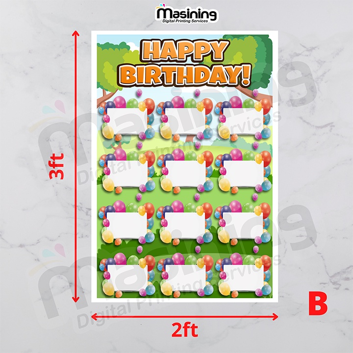 Classroom Cleaners and Birthday Corner School Chart Tarpaulin 2ft x 3ft ...