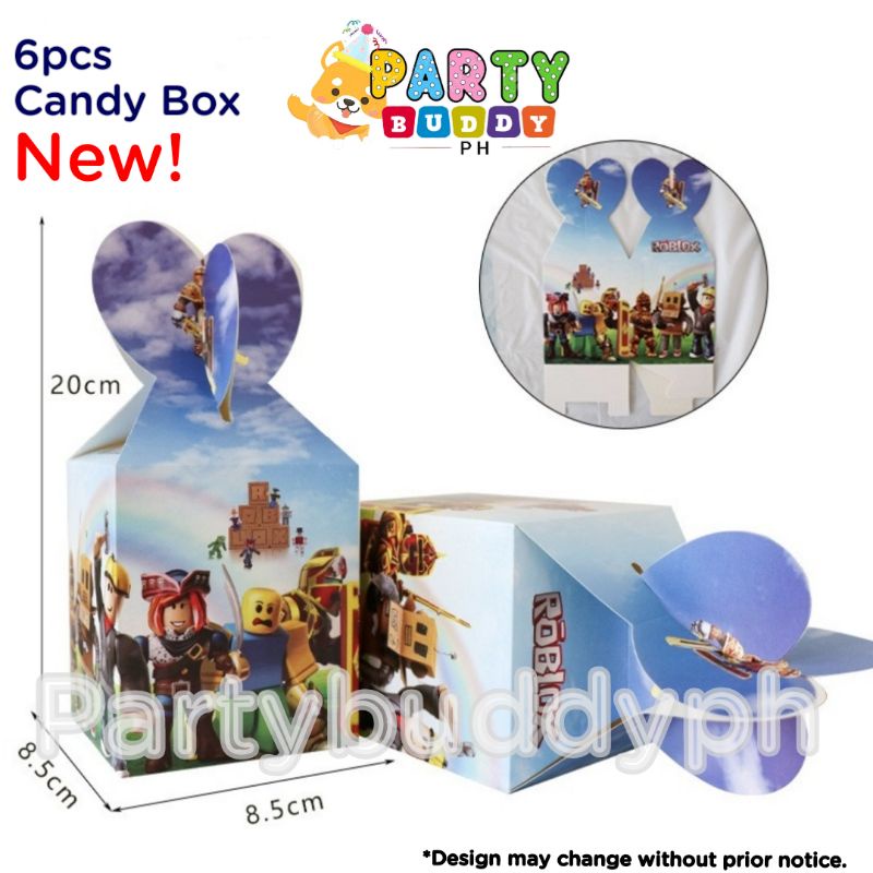 6pcs ROBLOX Candy Box Party Bags Loot bags DIY Party Decoration ...