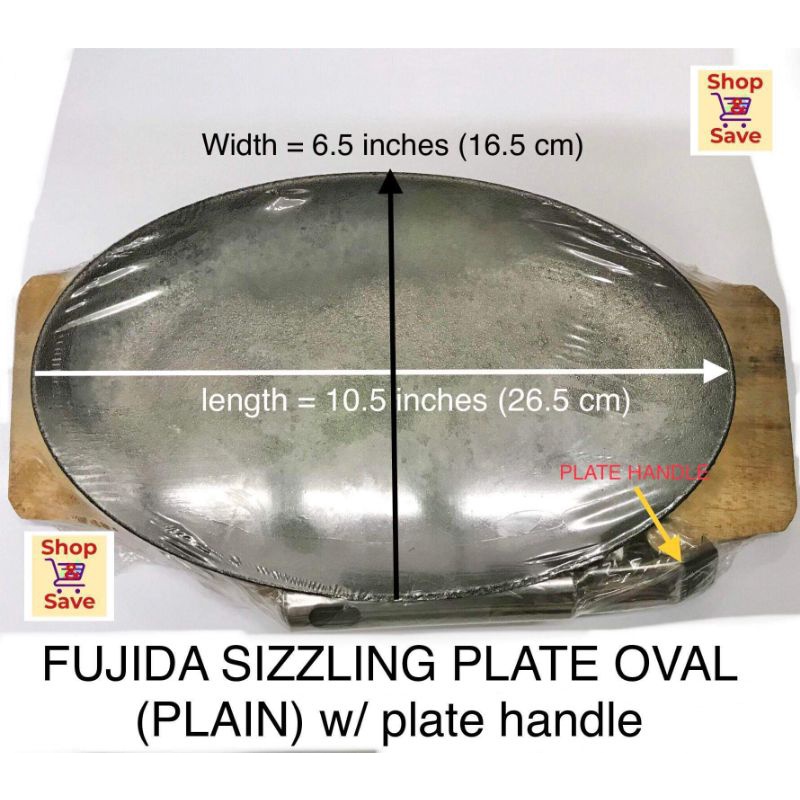 HEAVY DUTY / FUJIDA SIZZLING PLATE / CAST IRON (BAKAL) / HEAVY DUTY ...