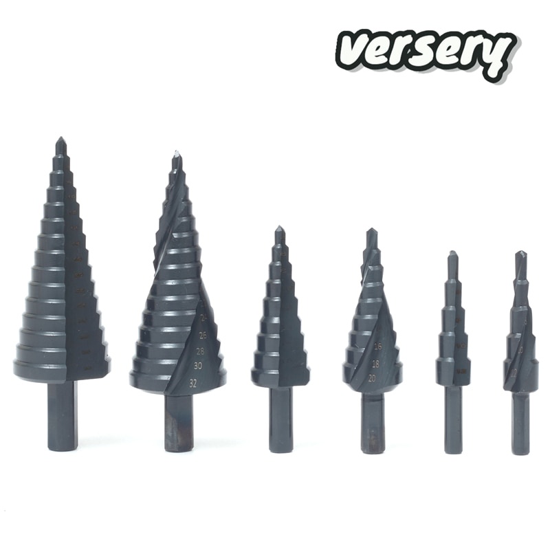 3pcs Hss stepped drill bits set taper hole milling cutter taper metric ...