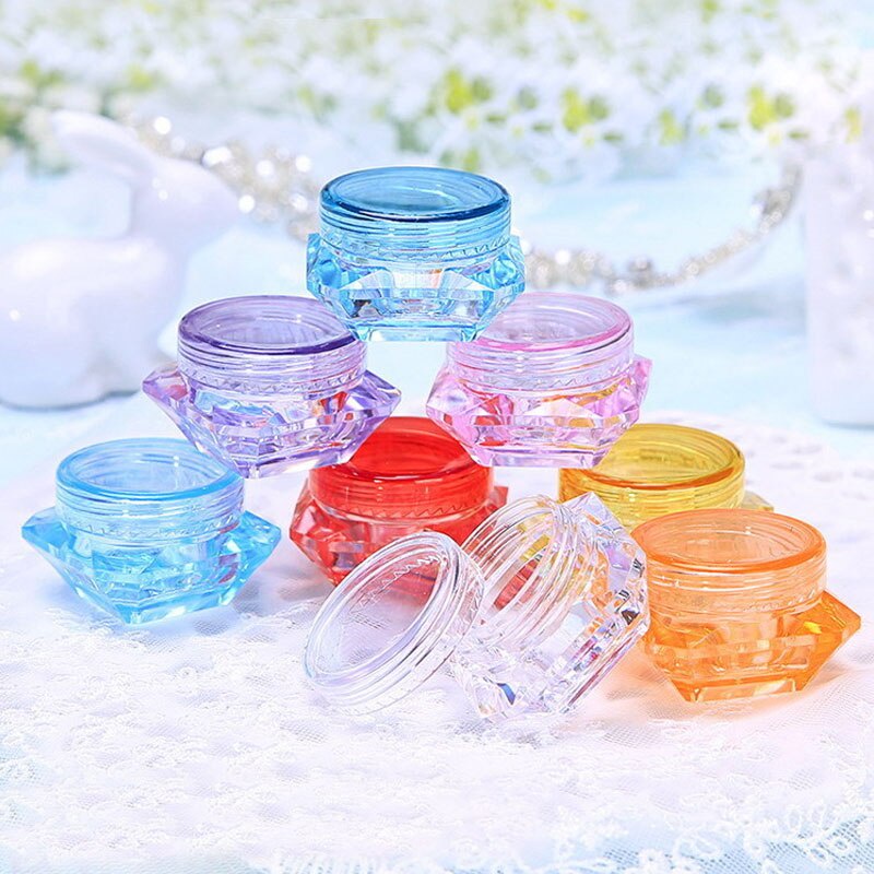 Diamond plastic jar 5g choose color | Shopee Philippines