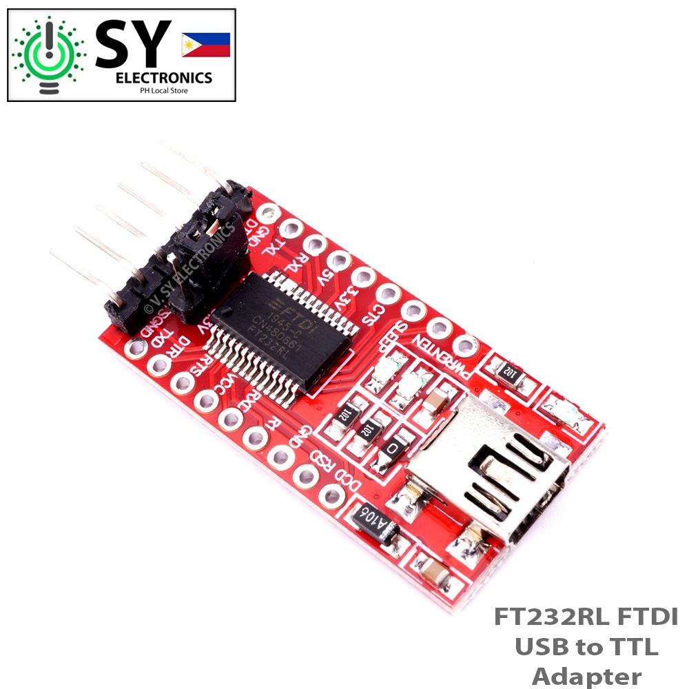 FT232RL FT232 FTDI USB 3.3V 5.5V to TTL Serial Converter Adapter ...