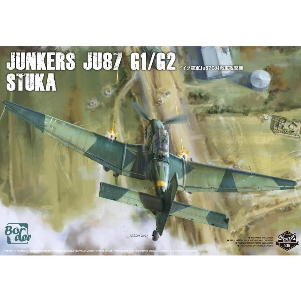 Border BF-002 1/35 Junkers Ju-87 G1/G2 Stuka MODEL KIT without resin ...