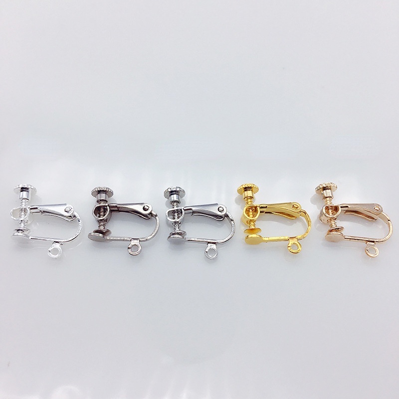 10 Pcs/pack Ear Clip Ear Accessories No Ear Piercing Accessories Rotary ...