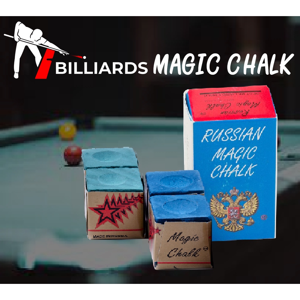 Billiards Magic Chalk 2 pieces in 1 box Green and Blue TISA ng TAKO | Shopee Philippines