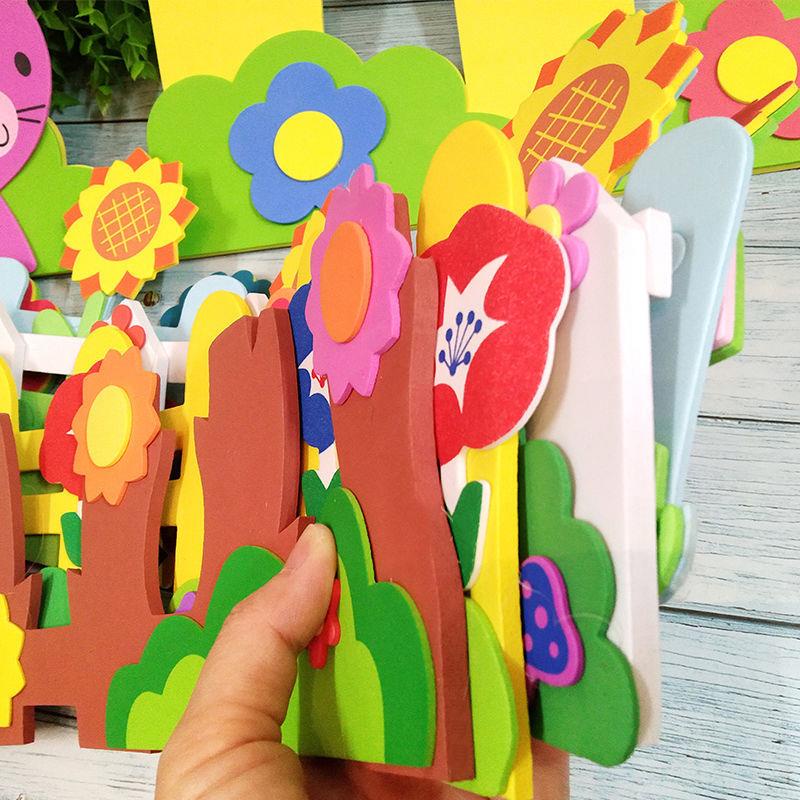 Railing three-dimensional foam children s room decoration wall stickers ...