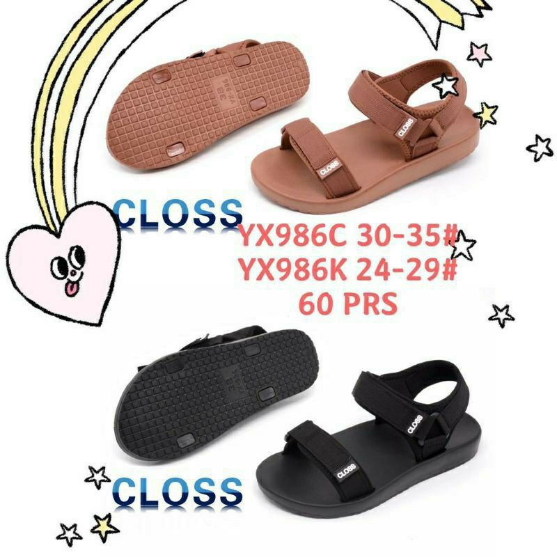 rubber closs unisex sandals for kids | Shopee Philippines