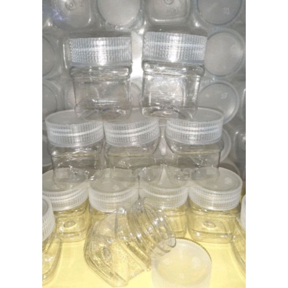 50 pcs tiny honey plastic jar (4oz/118ml)With FREE Shrinkable Plastic Seal | Shopee Philippines