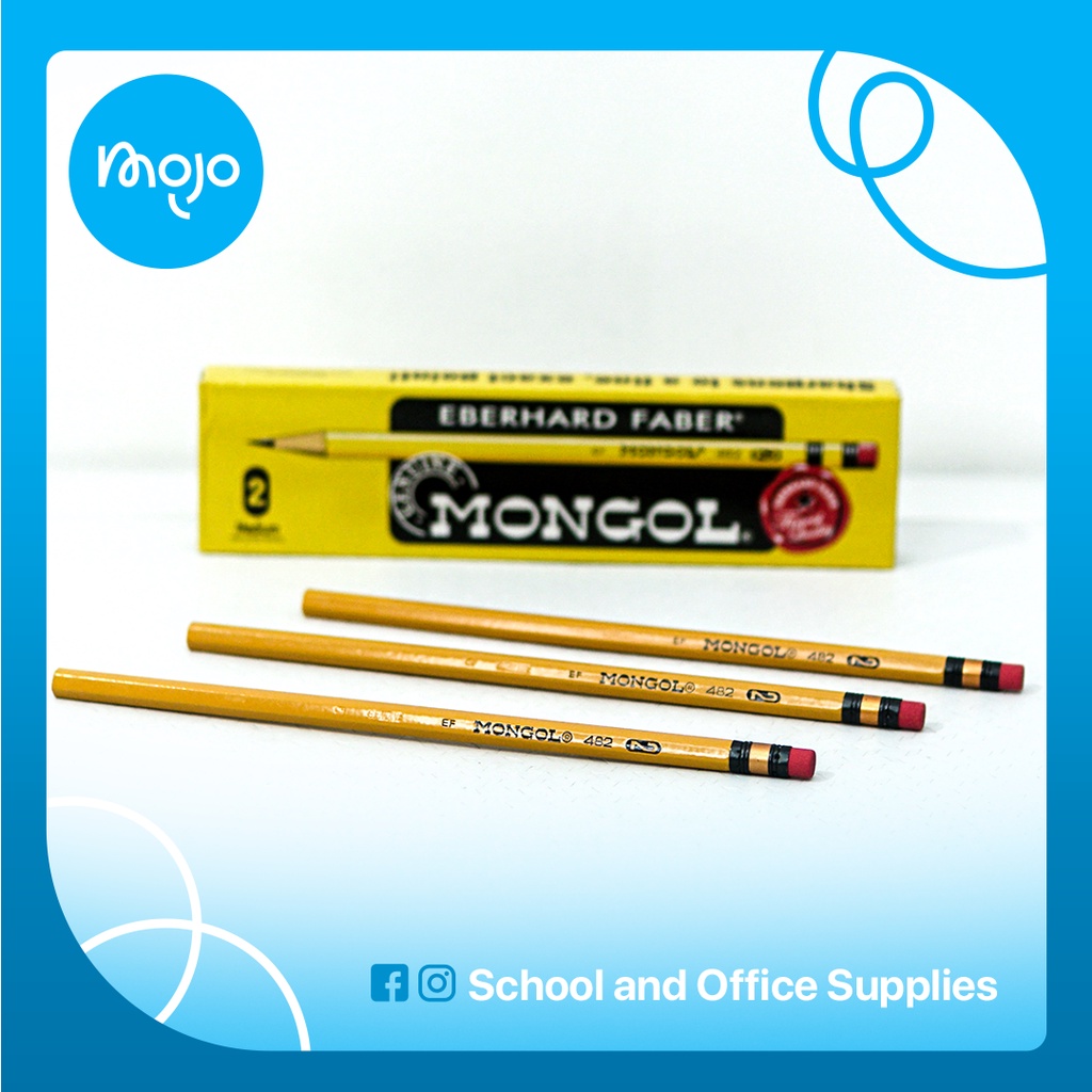 Pencil Mongol Original No. 1, 2, 3 Sold Per Piece | Shopee Philippines