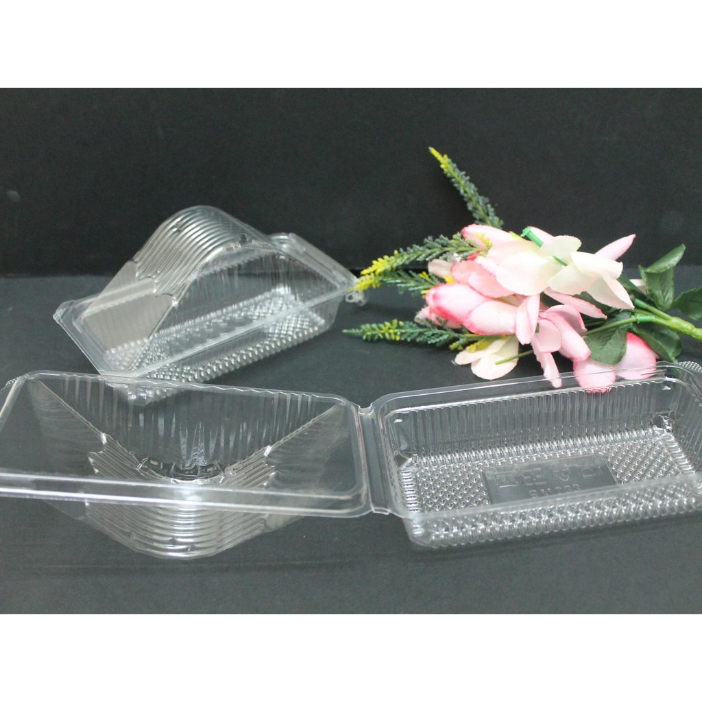 50PCS DISPOSABLE SANDWICH BOX (TRANSPARENT) | Shopee Philippines