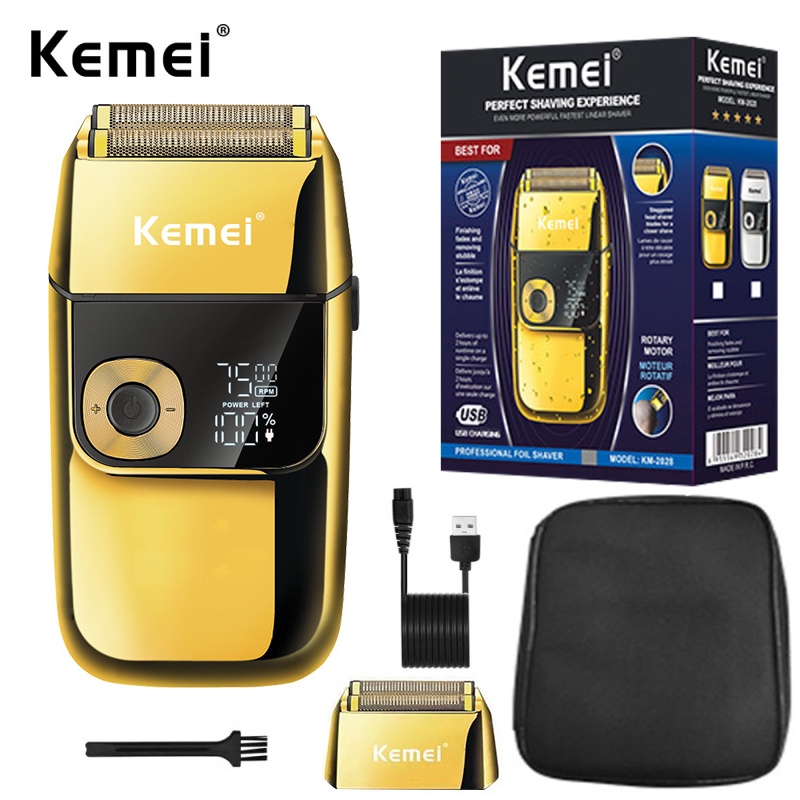 Kemei Electric Barber Foil Shaver Multifunctional Beard Hair Razor ...