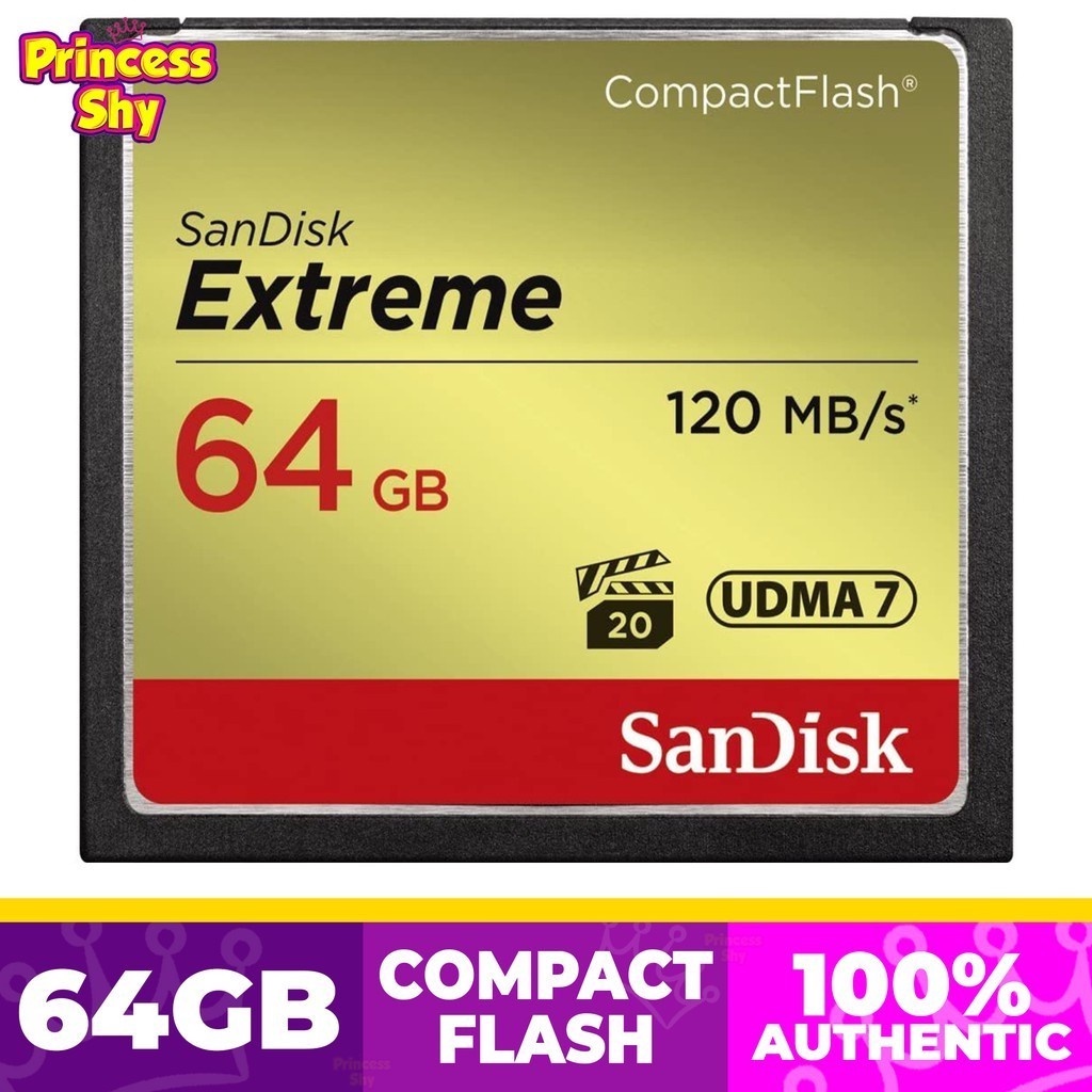 SanDisk Extreme 64GB Compact Flash Card SDCFXSB-064G | Shopee Philippines