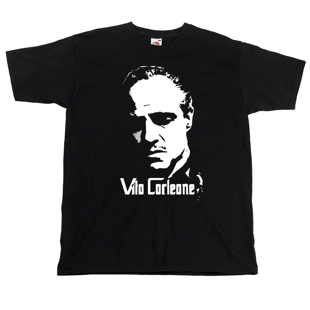 Vito Corleone The Godfather Marlon Brando Face The Der Pate T-Shirt Men ...