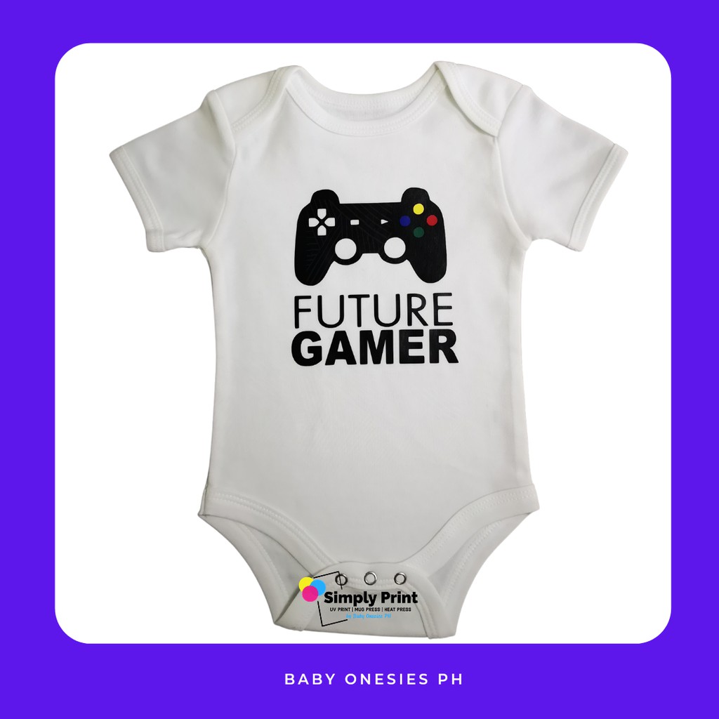 Future Gamer Baby Onesie 0-12 months Cotton Baby Boy Baby Girl Bodysuit ...