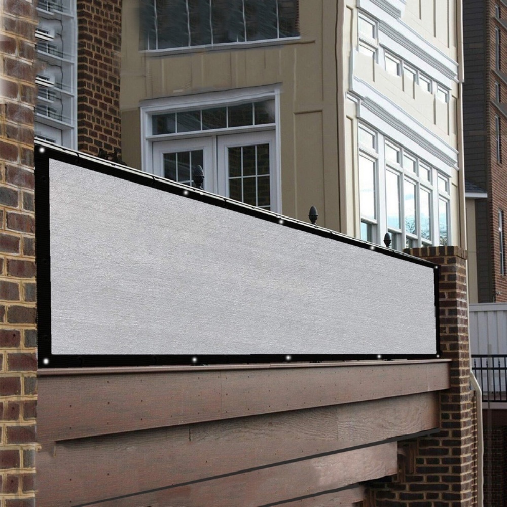 Courtyard Privacy Screen Fence Sun Shade Mesh Garden Fence Privacy ...