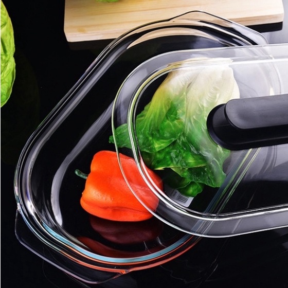 LG FENIX 8095/9153 (1PC) Oval and Rectangular tempered glass grill pan ...